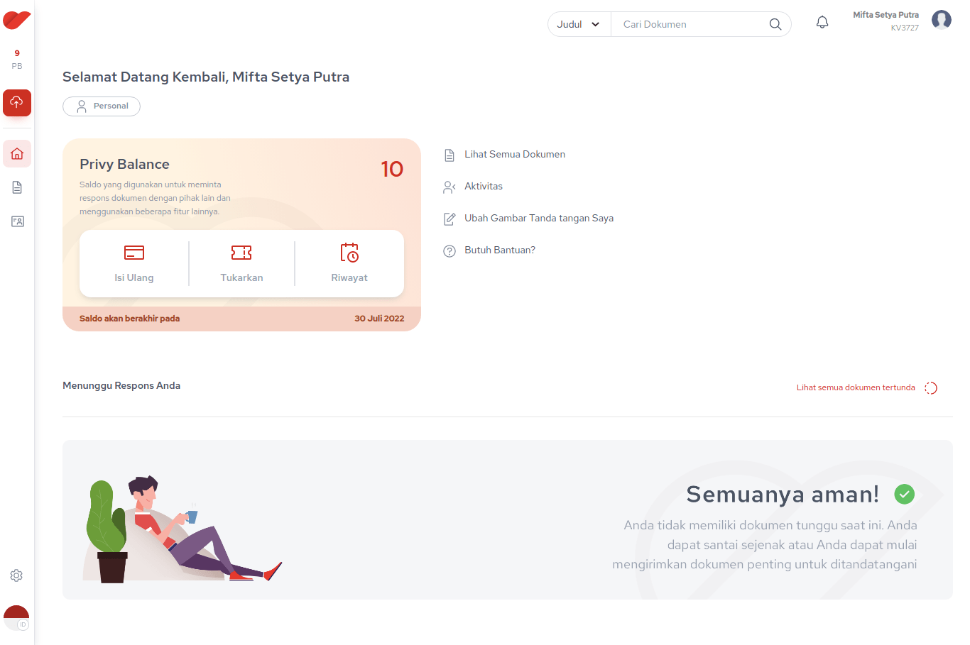 Panduan Tanda Tangan Digital | LinkQu