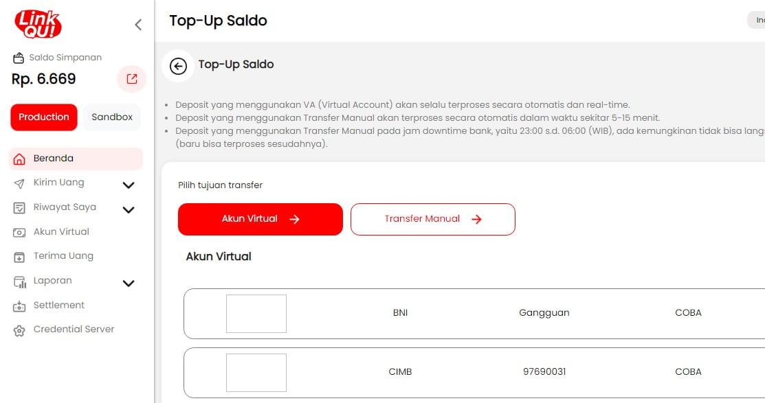 Cara Isi Saldo Di LinkQu Cognos | LinkQu
